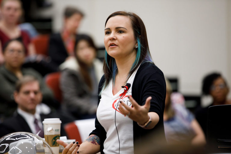 Stoneman Douglas teacher speaks at Indiana University - James Brosher ...