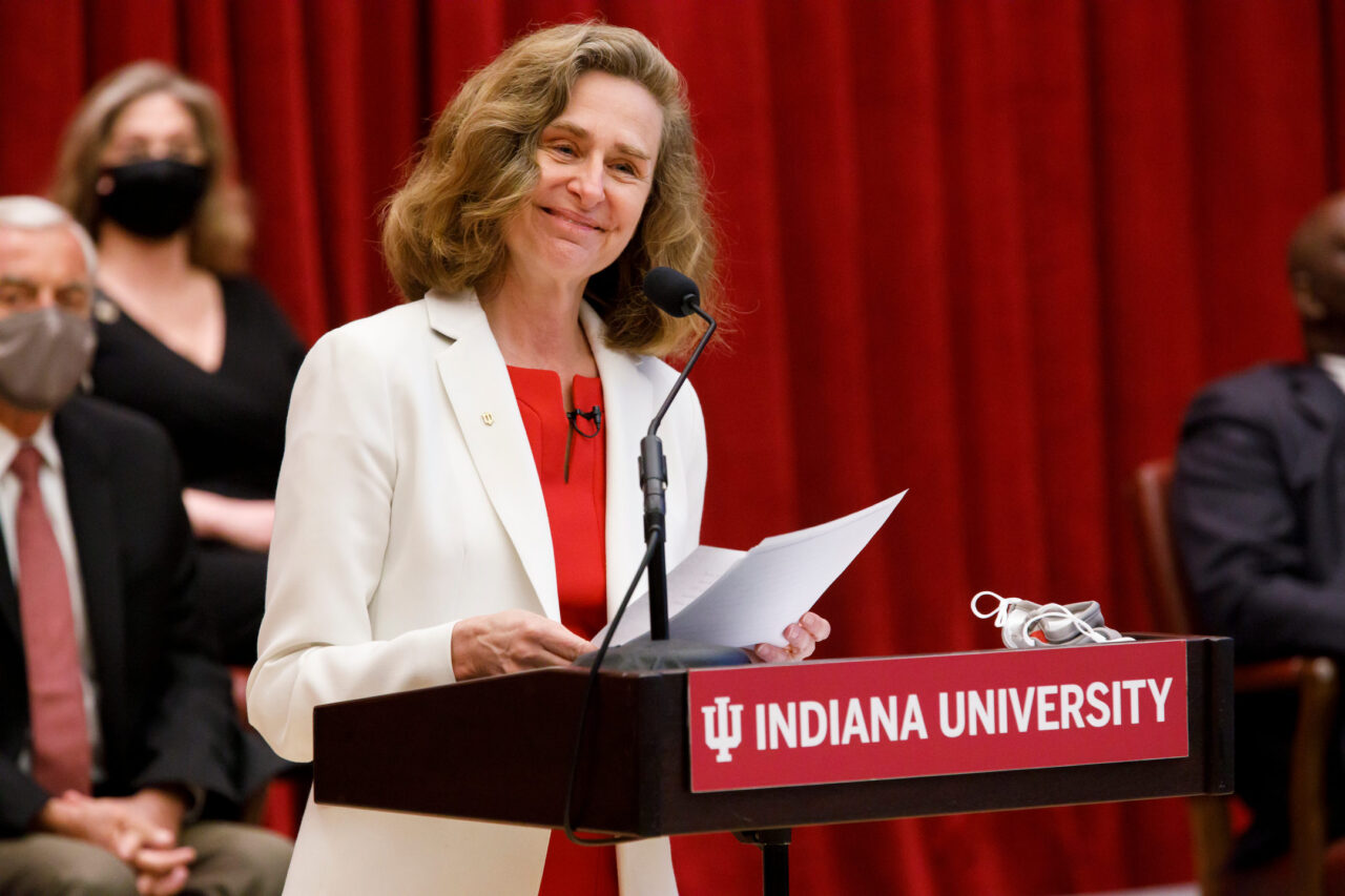 Pamela S. Whitten introduced as Indiana University's 19th president ...